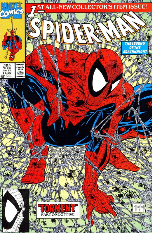 Spider-Man #1 1990 Unbagged Edition – Captain Jax